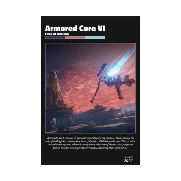 Armored Core Poster - Etsy