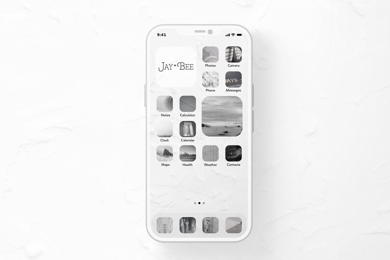 25 App Icons Grey Colour Photos Set Aesthetic Pictures - Etsy