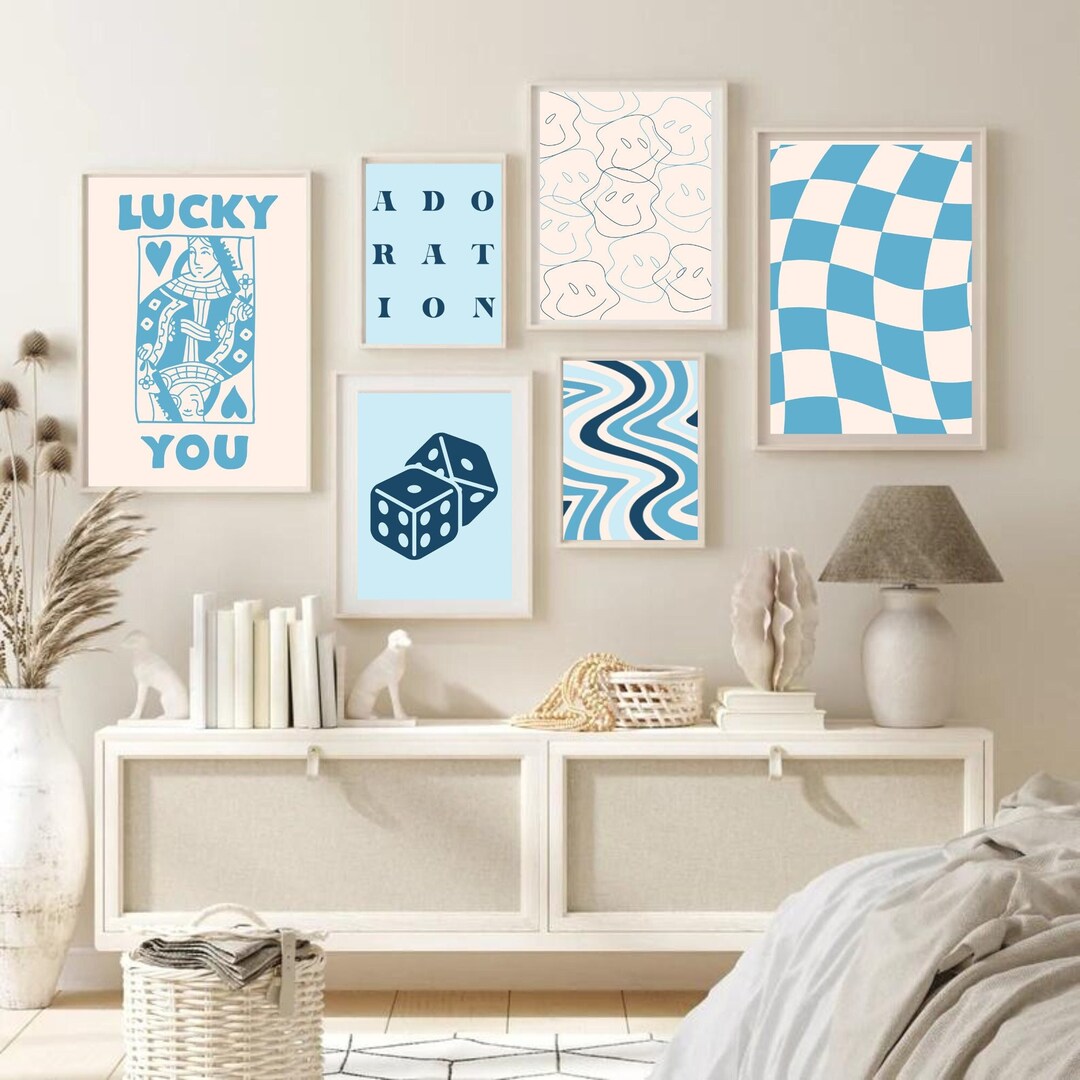 Retro Gallery Wall Prints Groovy Wall Art Retro Wall Decor - Etsy