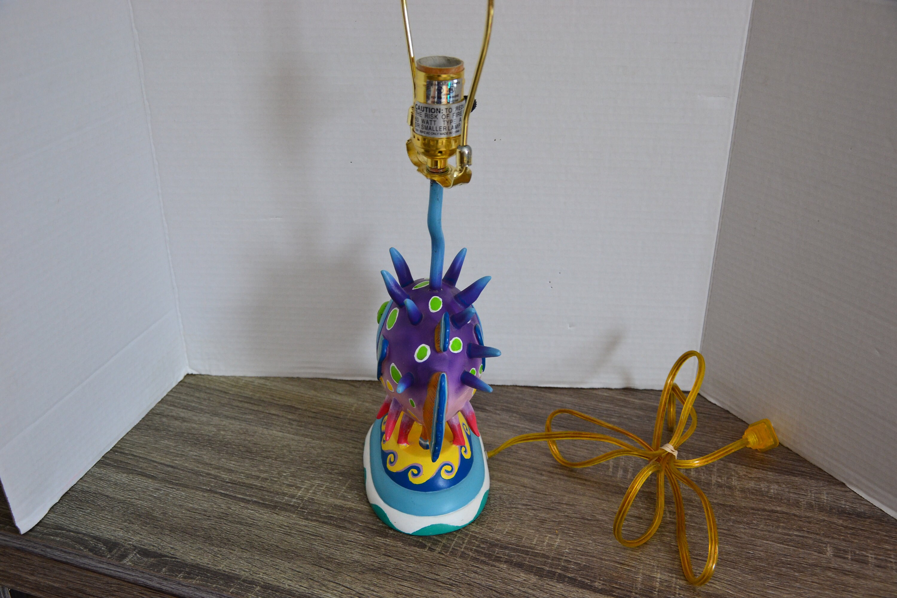 Anthropomorphic Puffer Fish Lamp - Etsy