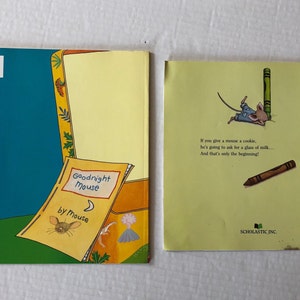Mouse Cookies Recipe and Storybook Lot - Etsy