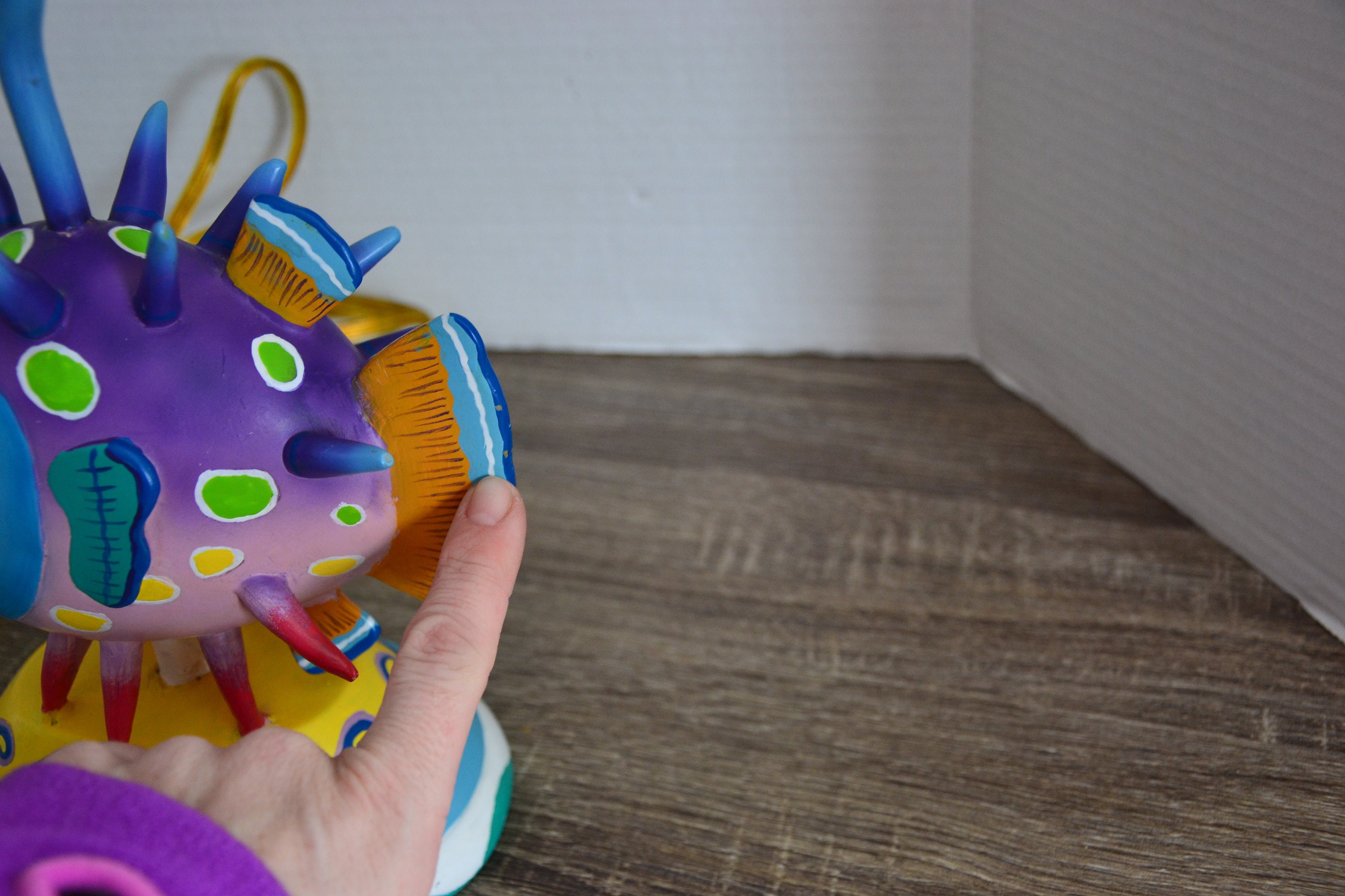 Anthropomorphic Puffer Fish Lamp - Etsy