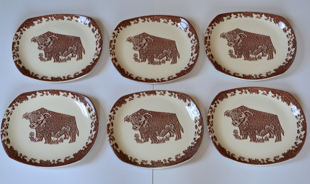 English Ironstone Beefeater Rectangular Plates - Etsy