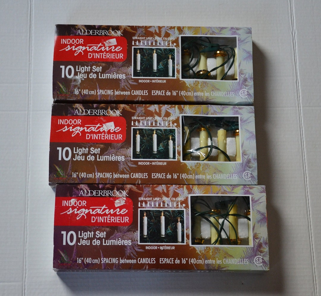 Vintage Candle String Lights - Etsy