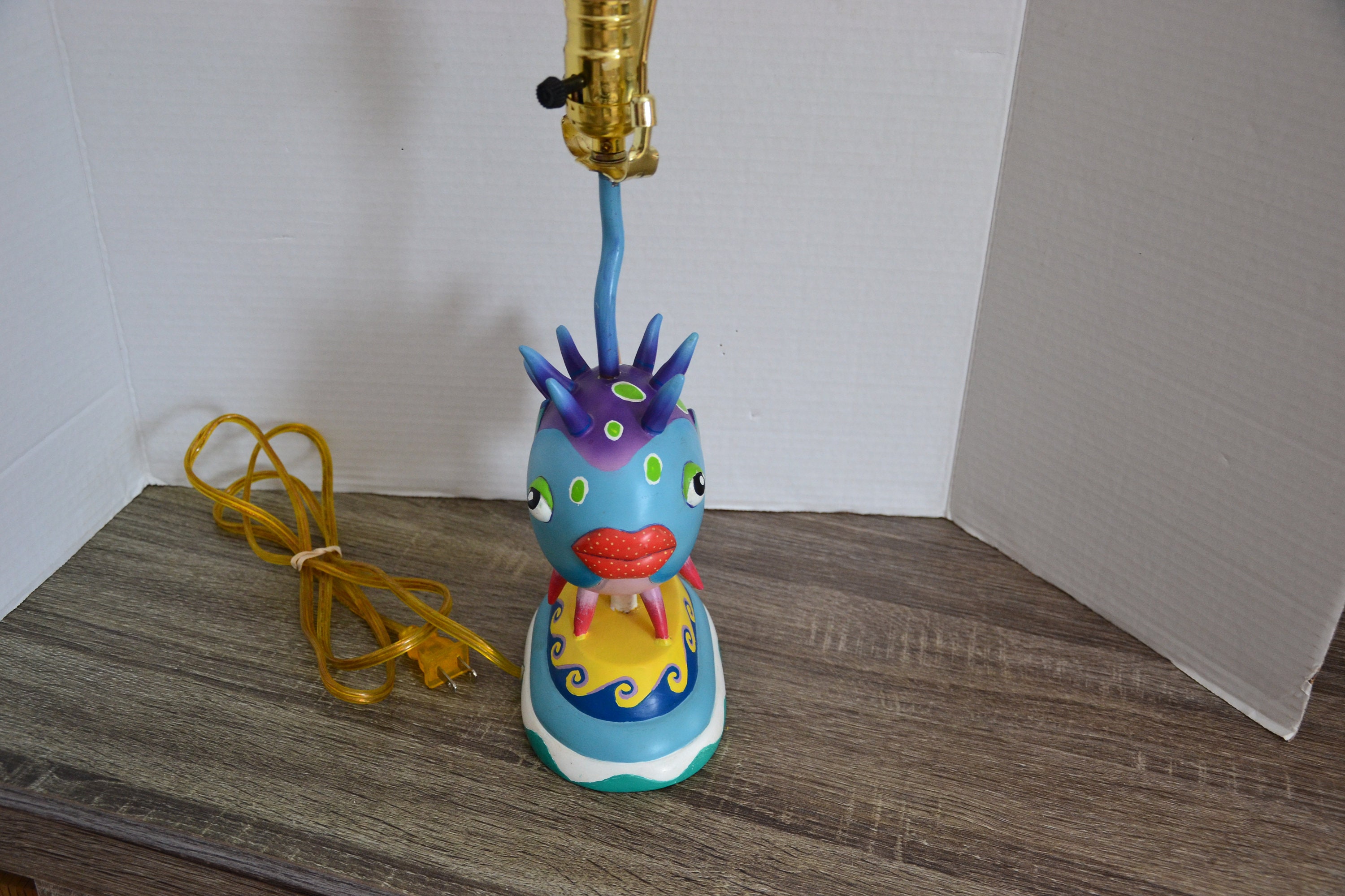 Anthropomorphic Puffer Fish Lamp - Etsy