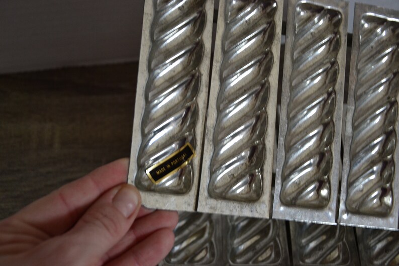 Vtg Metal Candy Bar Molds - Etsy