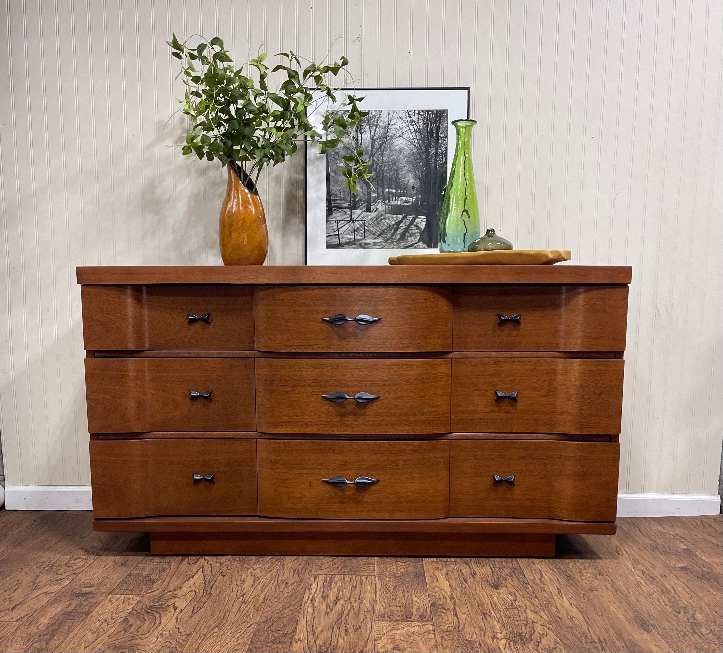 MCM Kent Coffey Six Drawer Lowboy Dresser “the Malvern” - Etsy