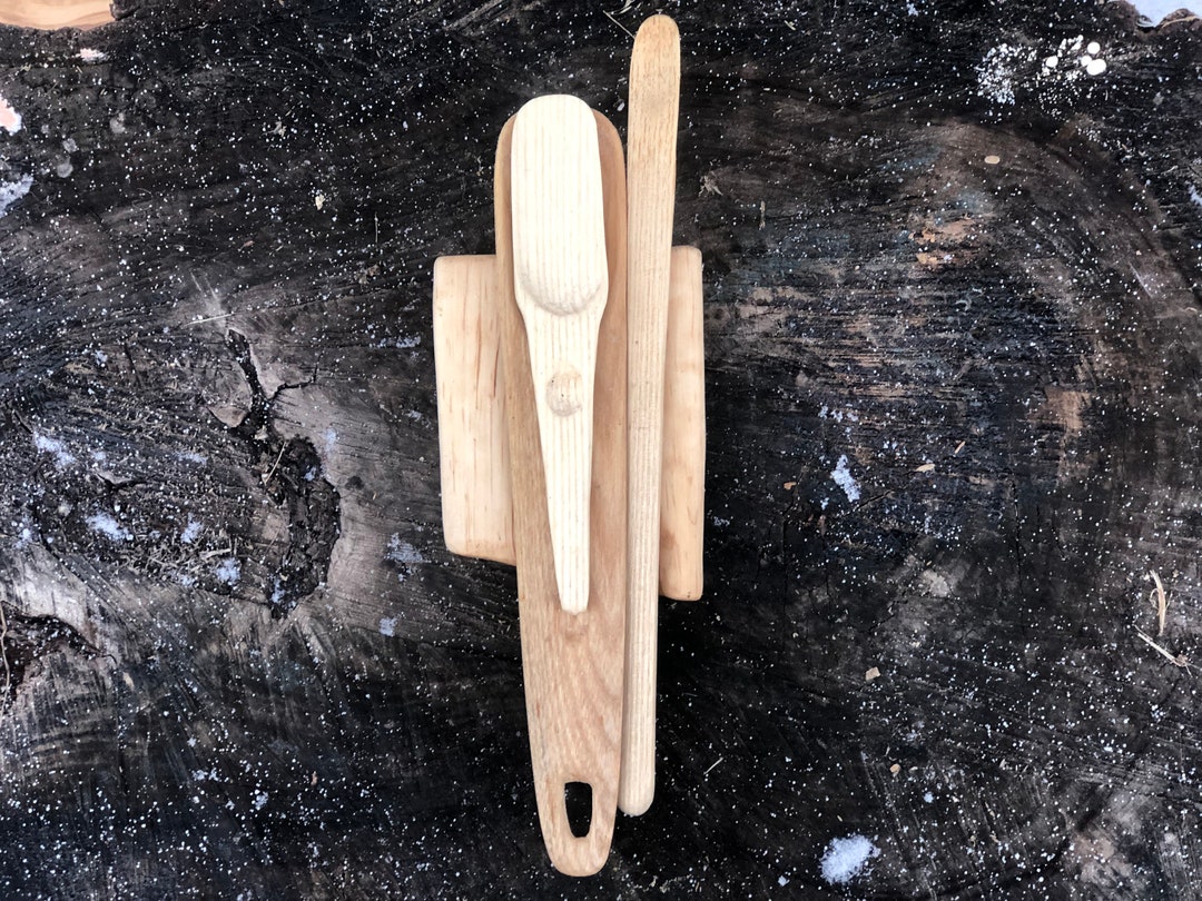 Wooden Kitchen Set With Wooden Spoons, and Tray - Etsy