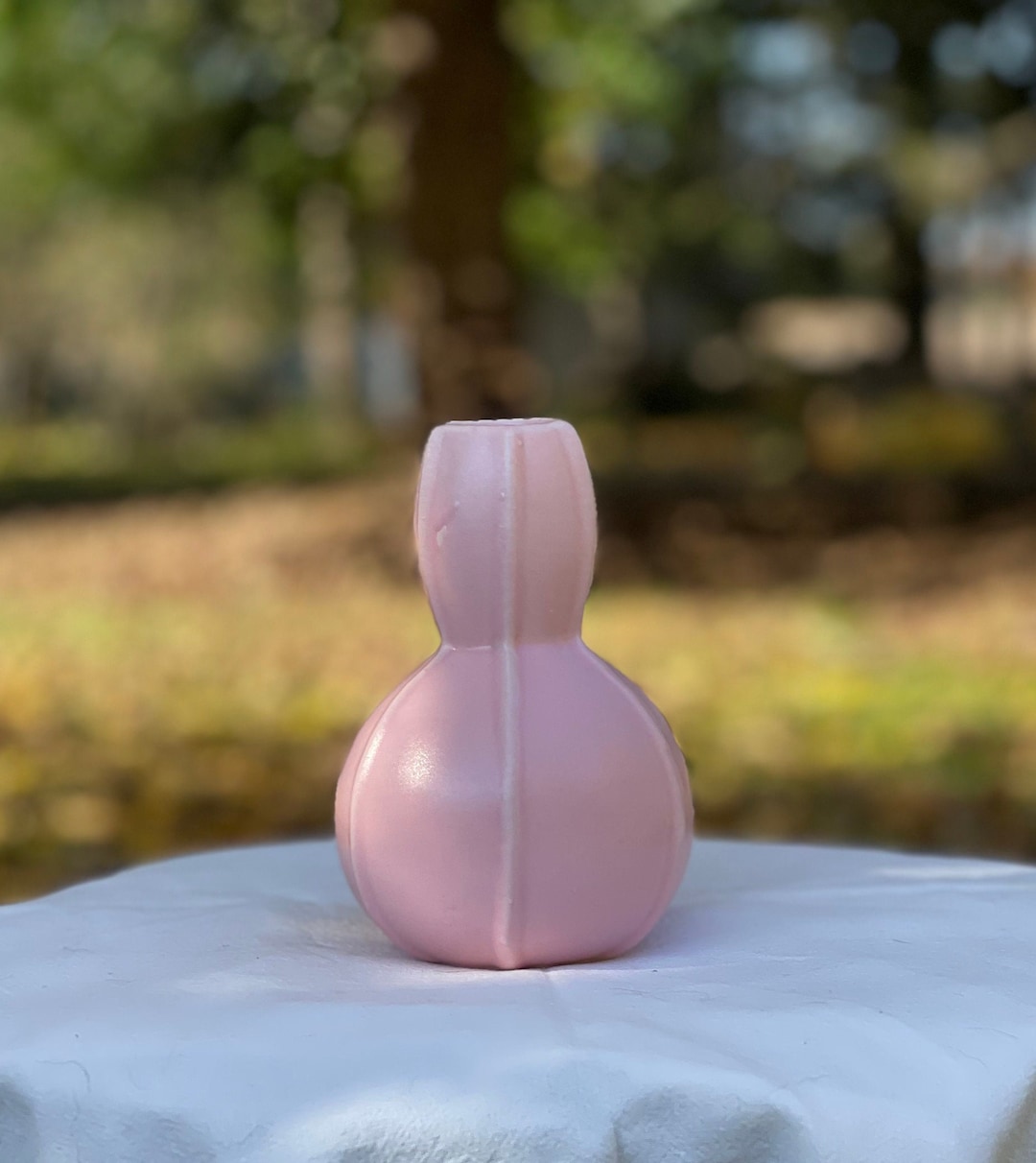 Modernist Pale Pastel Pink Bud Vase, Simple Vase, Pink Vase, Vintage ...