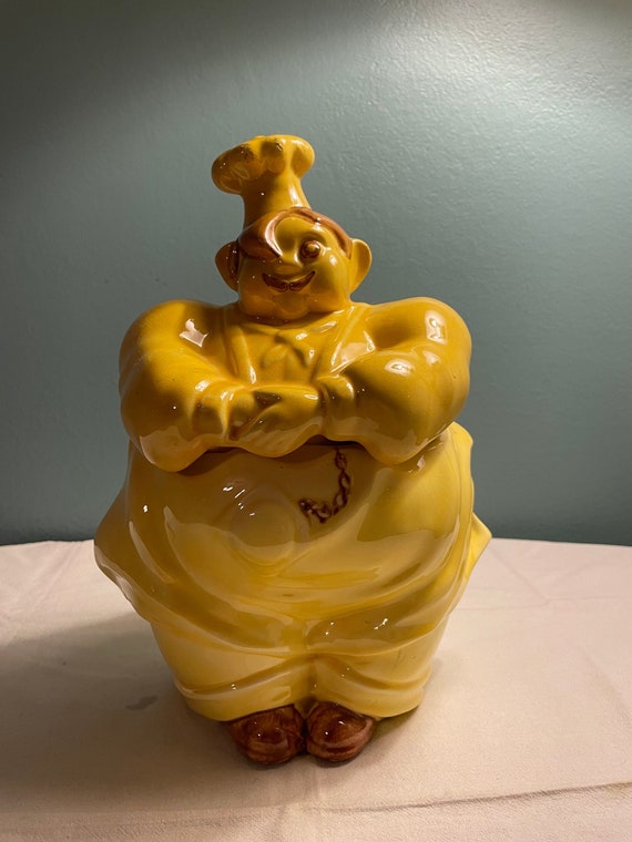 Vintage Red Wing Chef Pierre Cookie Jar - Etsy