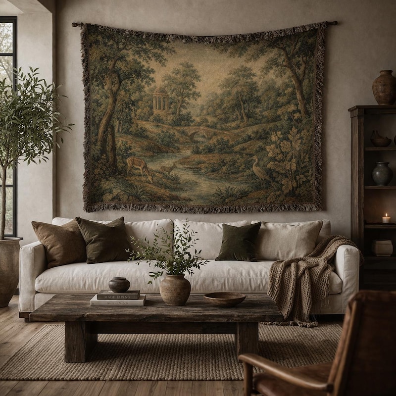 Woven Forest Wall Art - Etsy
