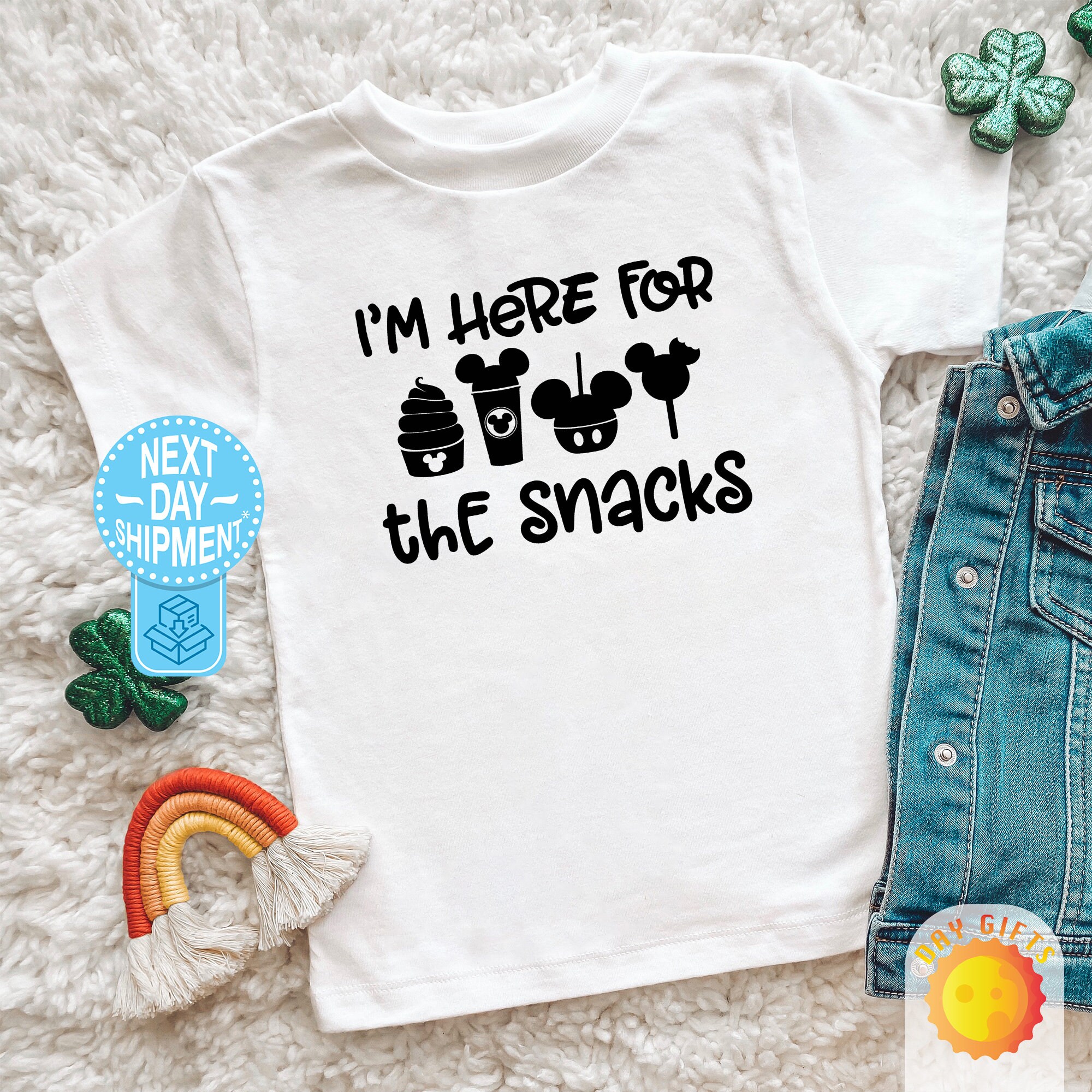 Just Here For The Snacks Baby Onesie sold by Gary Jones | SKU 40191350 ...