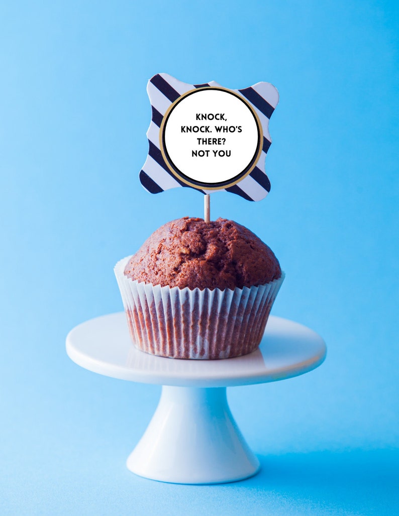 Sassy Goodbye Coworker Cupcake Toppers - Digital Download - Printable ...