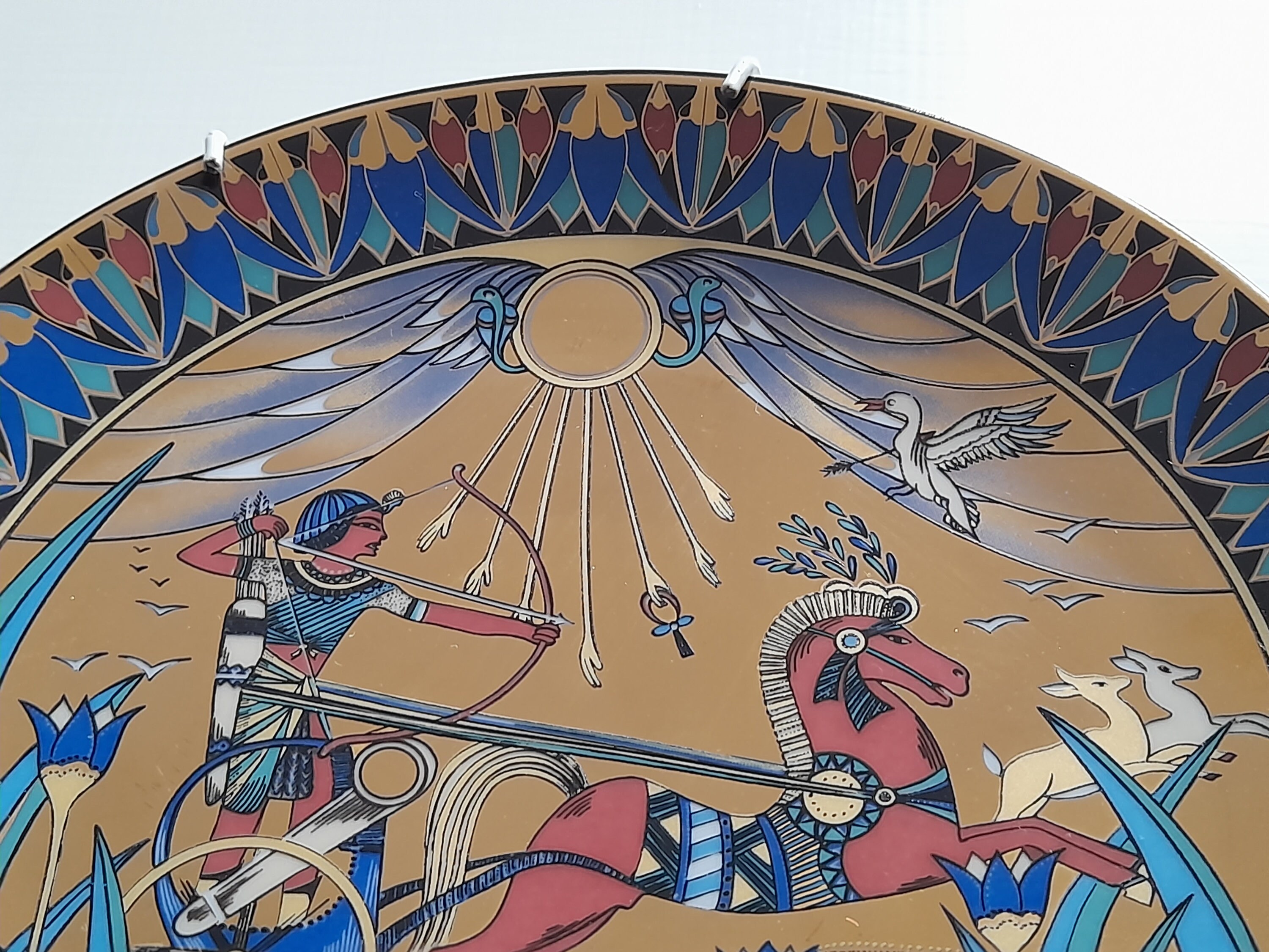 Egypt Tutankhamun Wall Plate Collectible Plate Royal Worcester Legends ...
