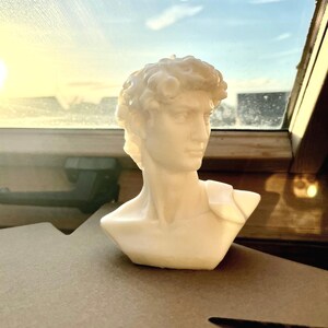 David Head Candle | David of Michelangelo | David Statue Candle | Soy ...