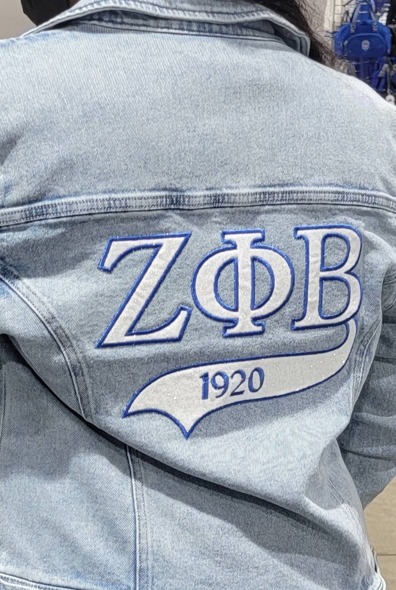 Zeta Denim Embroidered Tail Jacket - Etsy