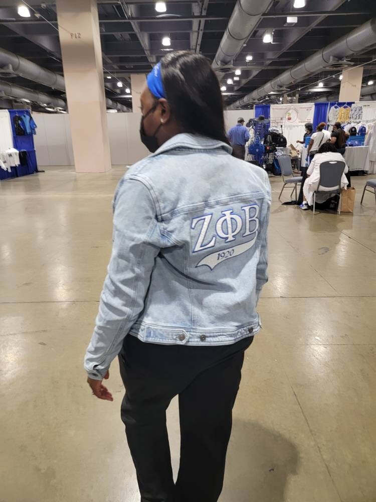 Zeta Denim Embroidered Tail Jacket - Etsy