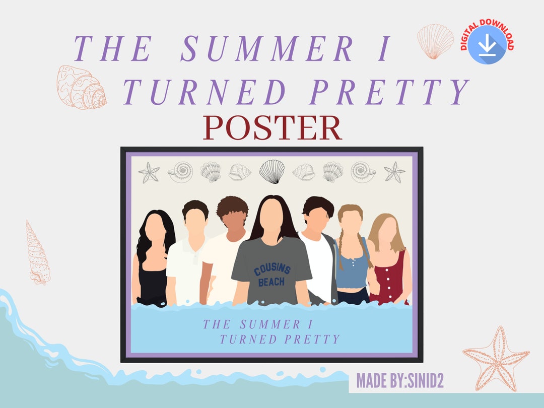 The Summer I Turned Pretty Gift Minimalist Full Cast Poster Set ...