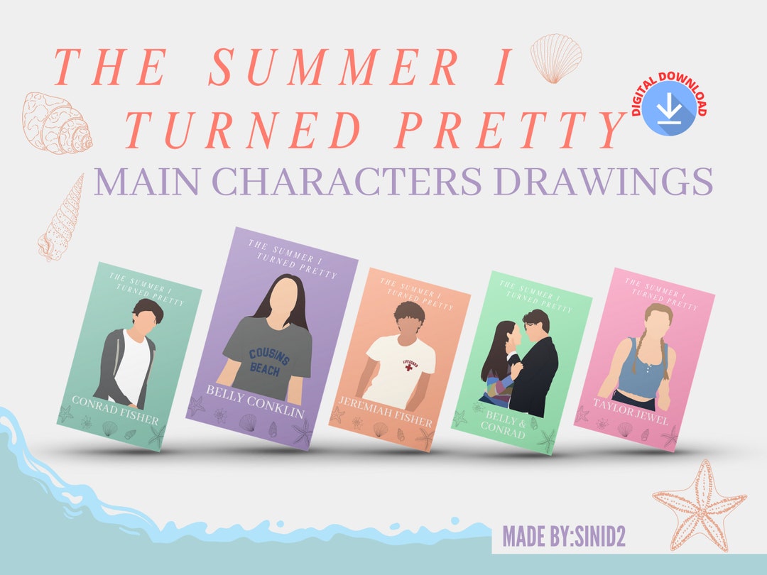 The Summer I Turned Pretty Minimalist Poster Set Printable Art With All ...