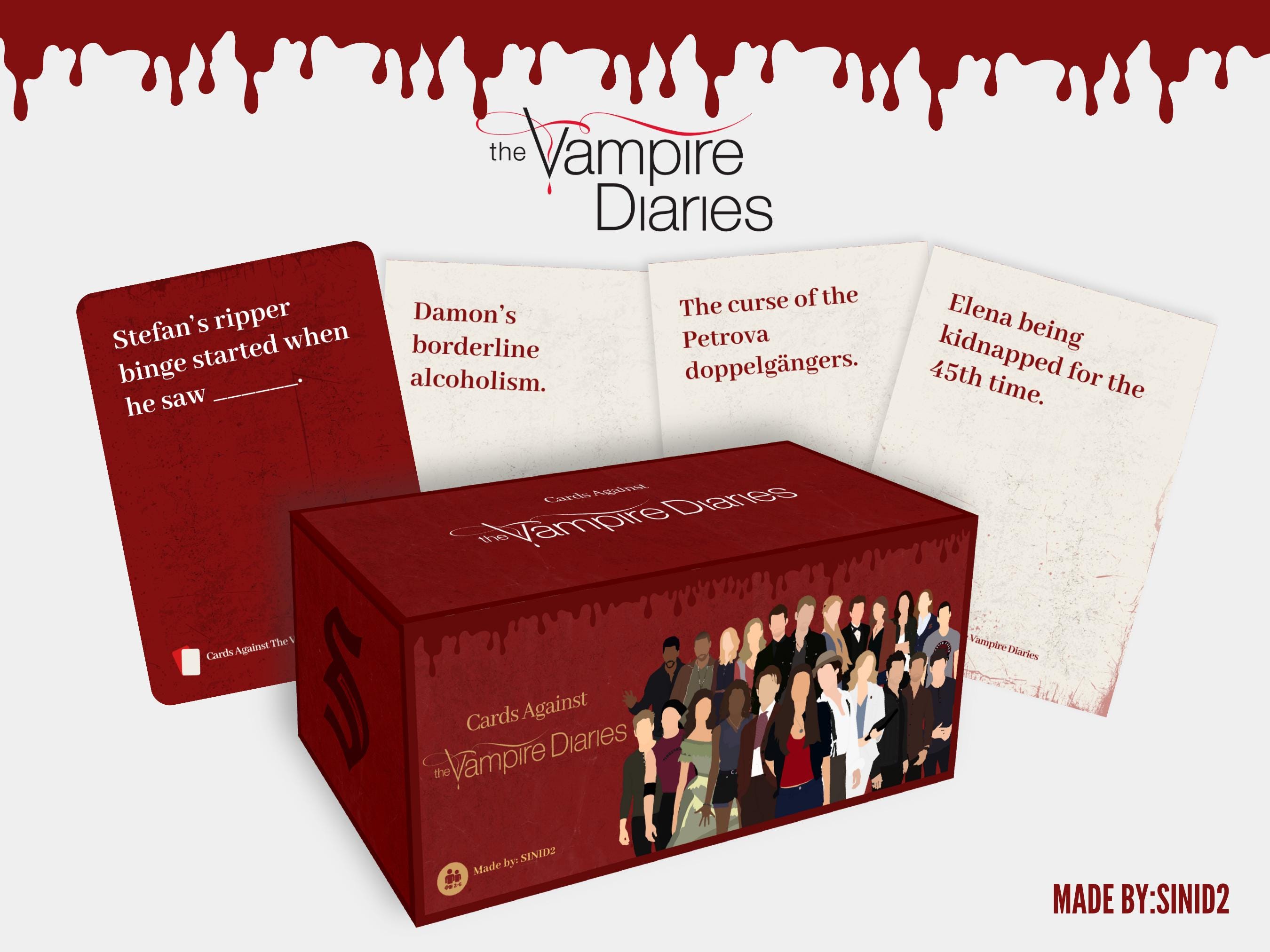 Cards Against Humanity the Vampire Diaries the Originals Card Game ...