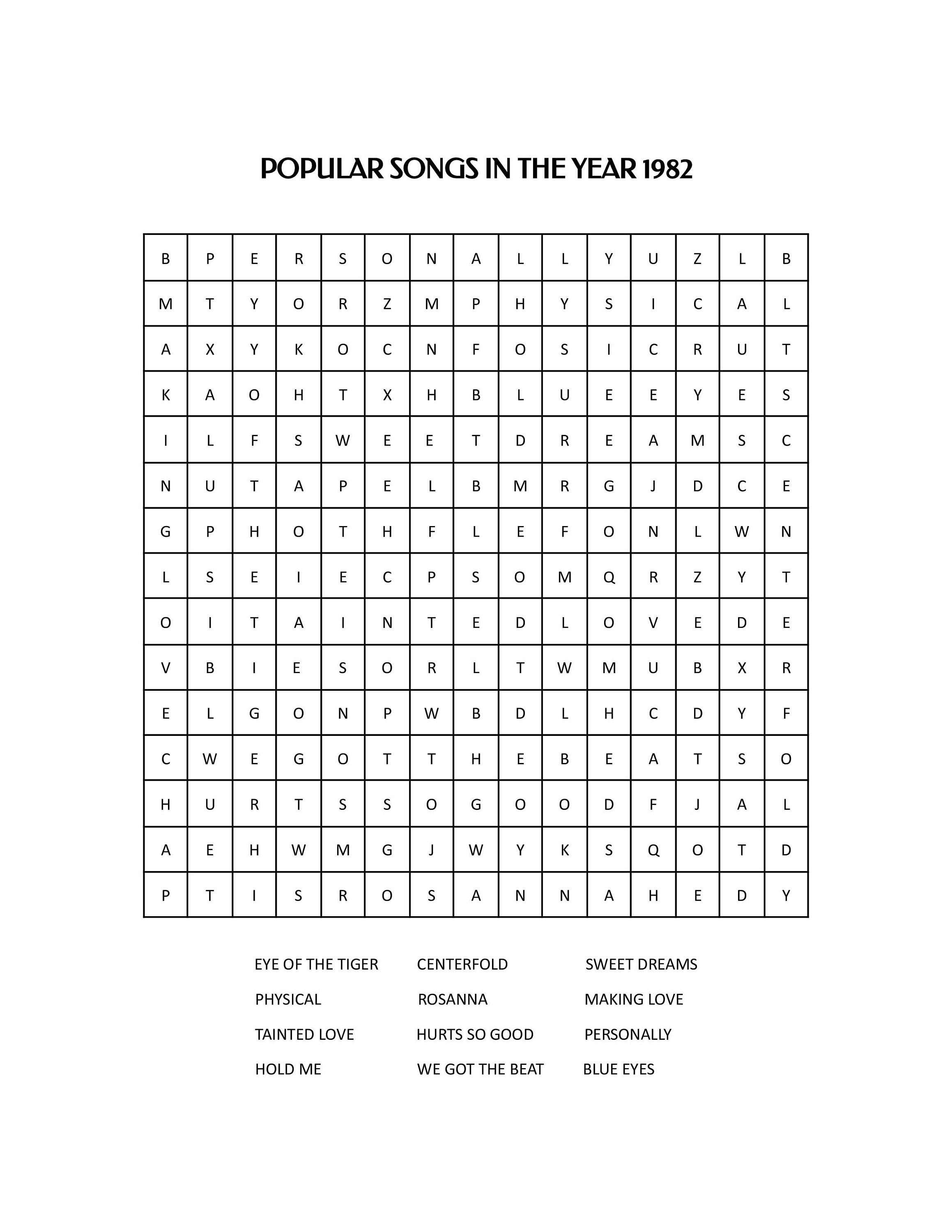 40th Birthday Word Search - Etsy