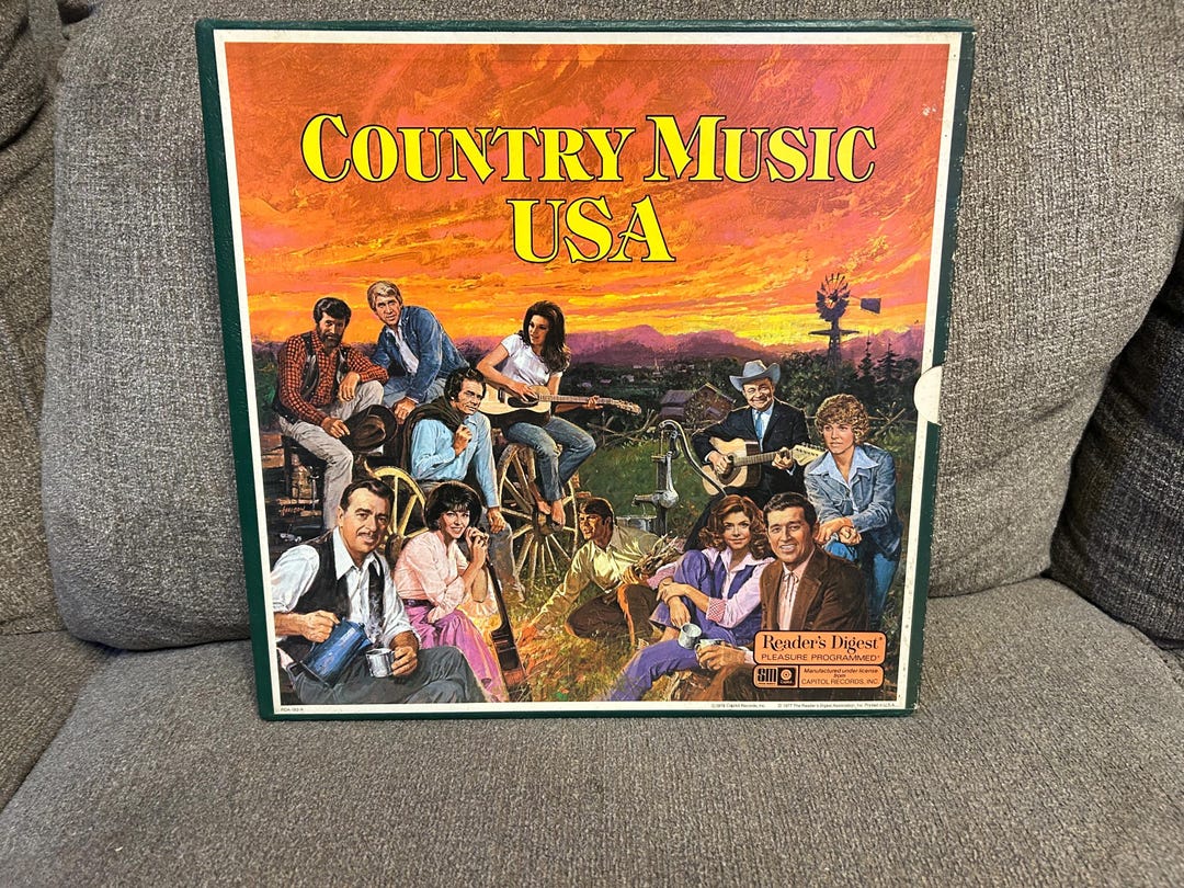 Country Music USA Vinyl Record Album - Reader's Digest 1977, 8 LP Box ...