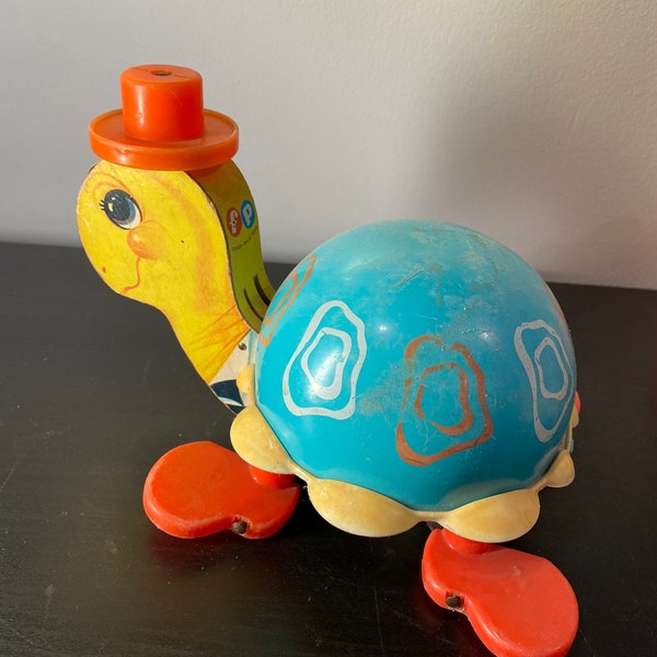 Turtle Pull Toy - Etsy