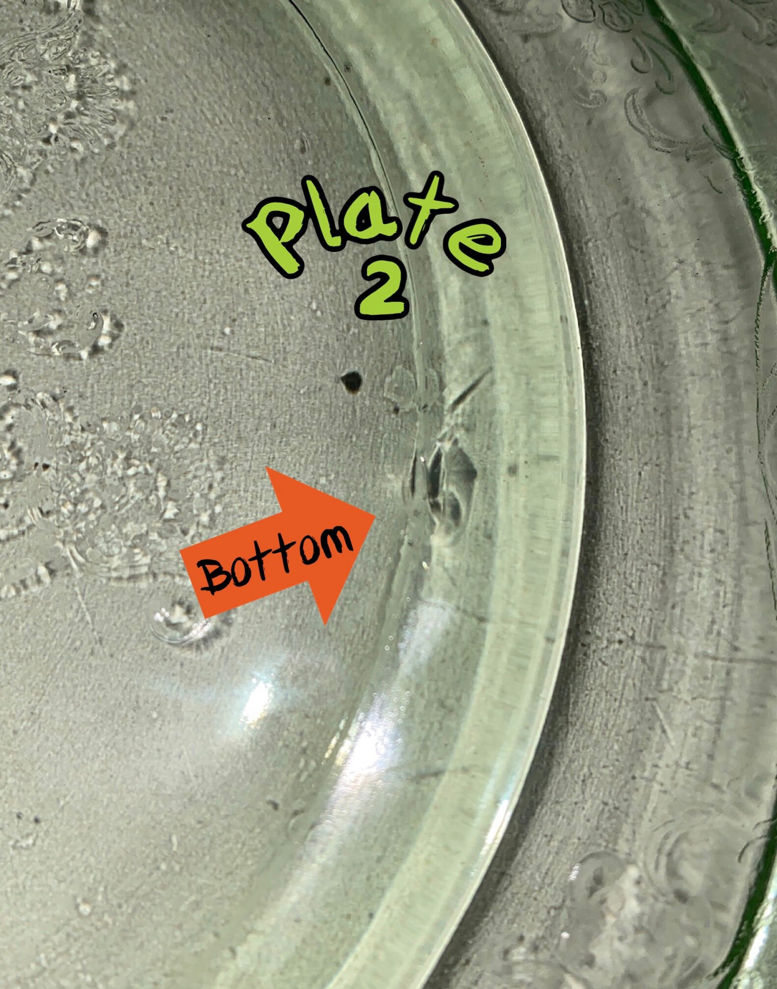 Hazel Atlas Uranium Glass Dinner Plates (set of 3) - Etsy