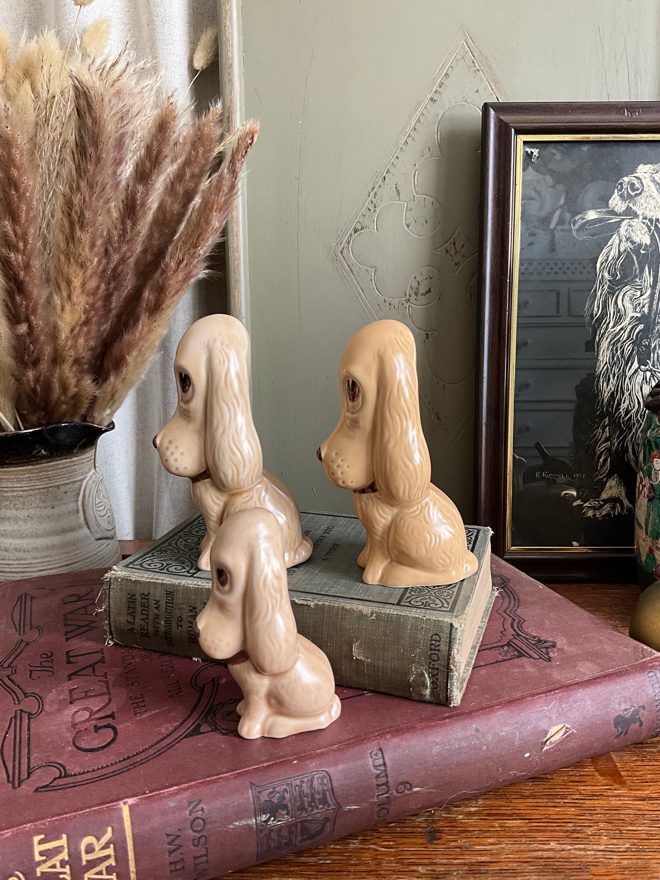 Vintage Sylvac Basset Hounds 3 Types or Dogs Ceramic Figurine Dog ...