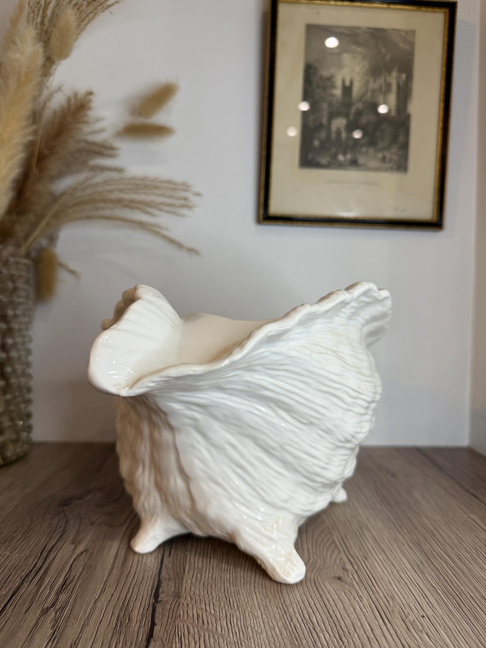 Large Ceramic Shell Bowl Coastal Sea Beach Theme Decor Homeware Sea ...