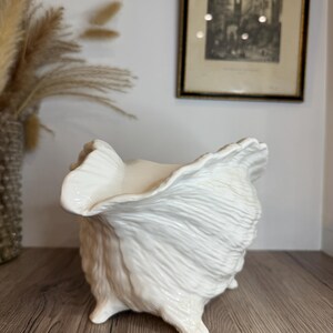 Large Ceramic Shell Bowl Coastal Sea Beach Theme Decor Homeware Sea ...