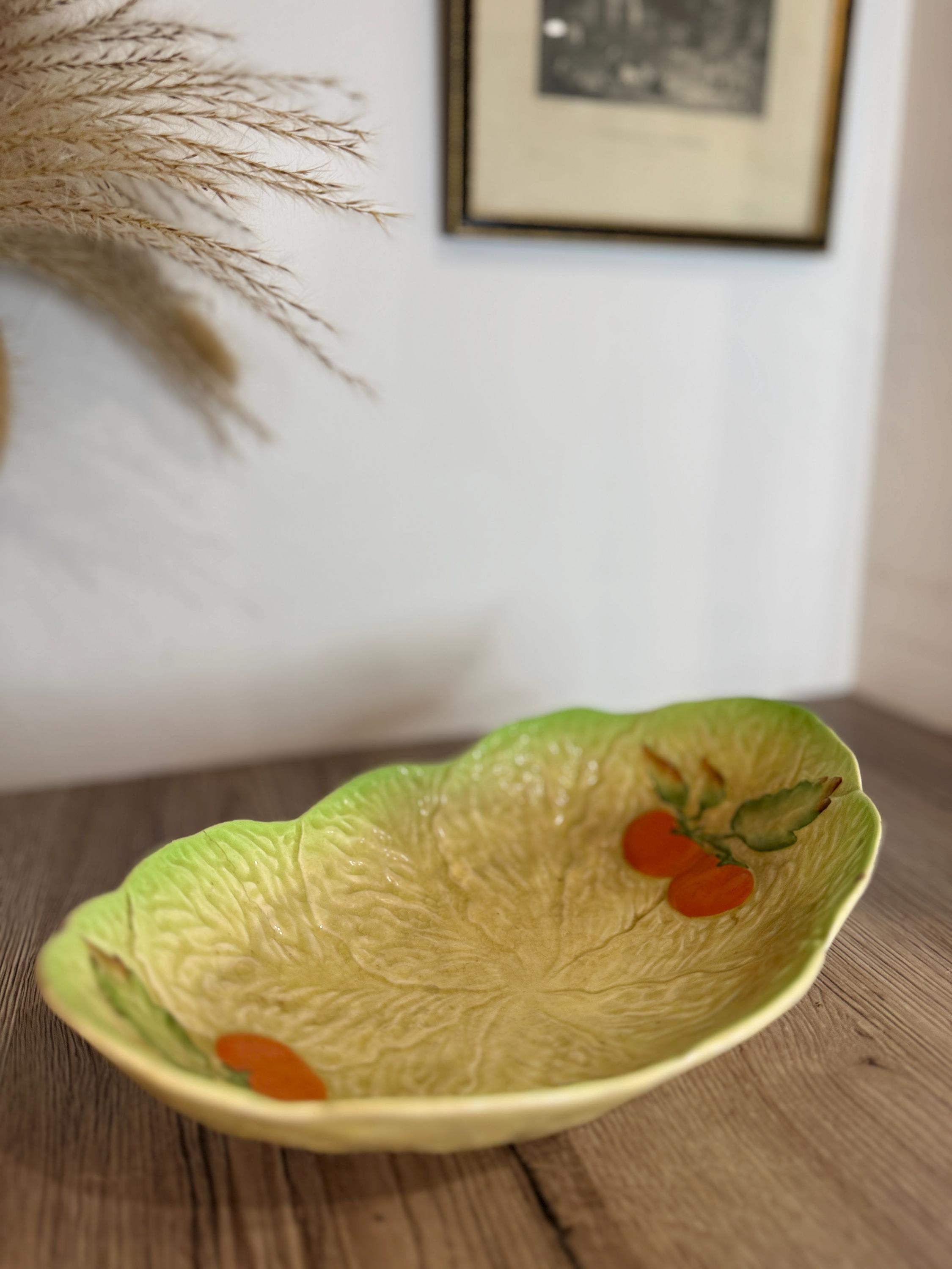 Carlton Ware Lettuce Serving Bowl | Small Serving Bowl Platter ...