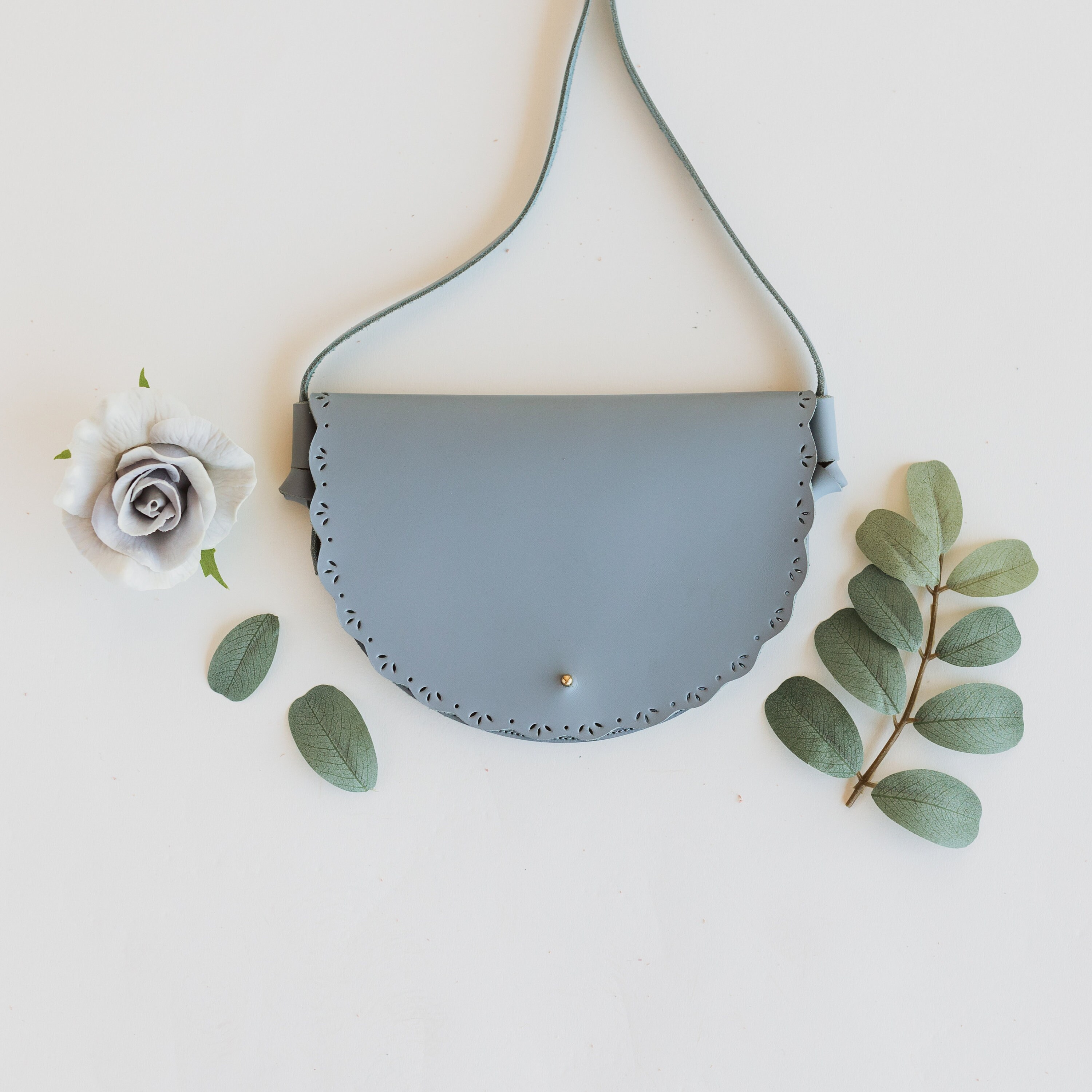 Handmade Leather Children's Satchel {french Blue} - Etsy
