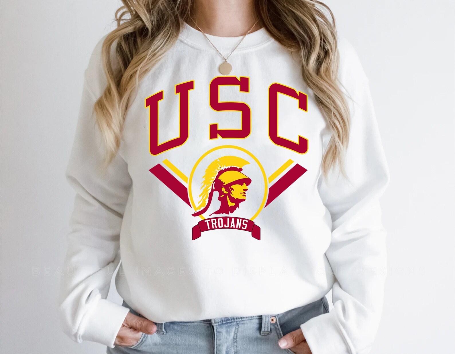USC Football Sweatshirt, Retro USC Football Sweatshirt sold by Tring ...