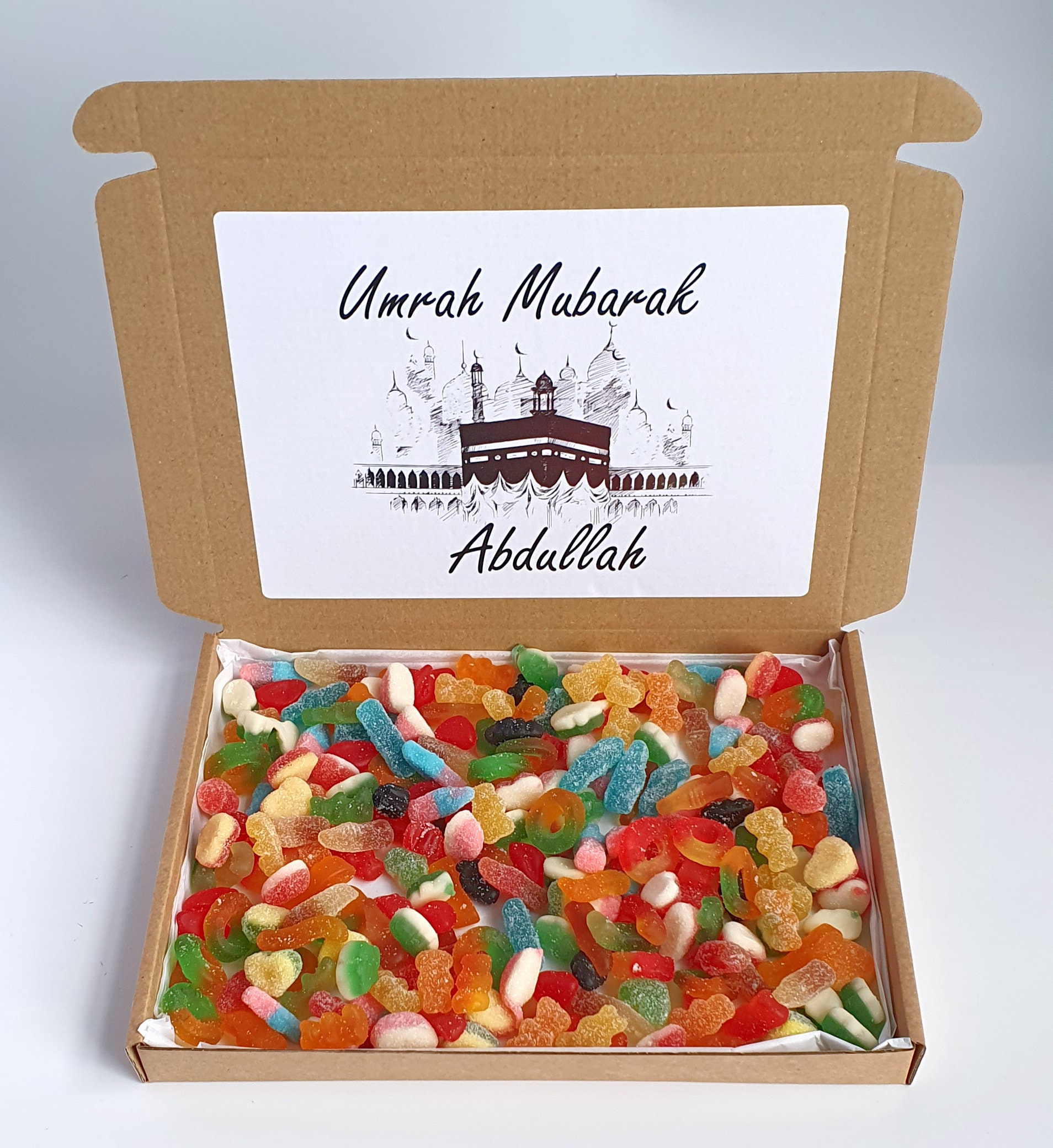 Umrah Mubarak Sweet Box Hajj Mubarak Sweet Box Eid Mubarak - Etsy
