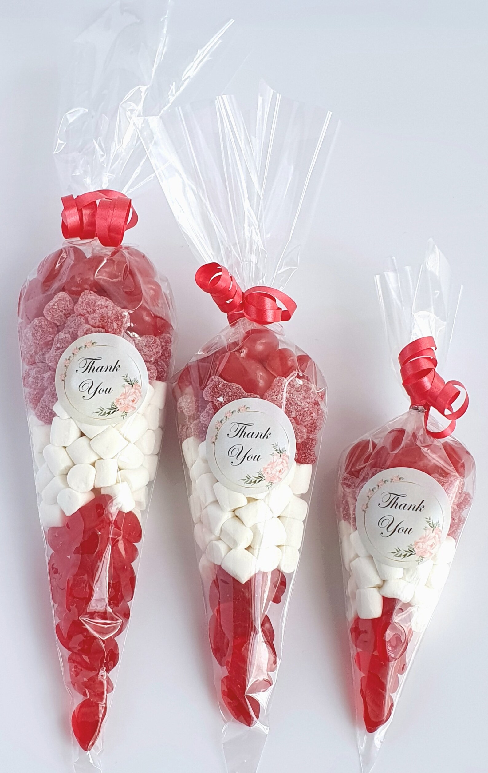 Personalised Pre Filled Halal Red Sweet Cones for Parties - Etsy UK
