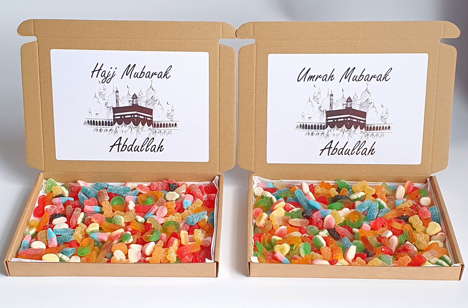 Umrah Mubarak Sweet Box Hajj Mubarak Sweet Box Eid Mubarak - Etsy