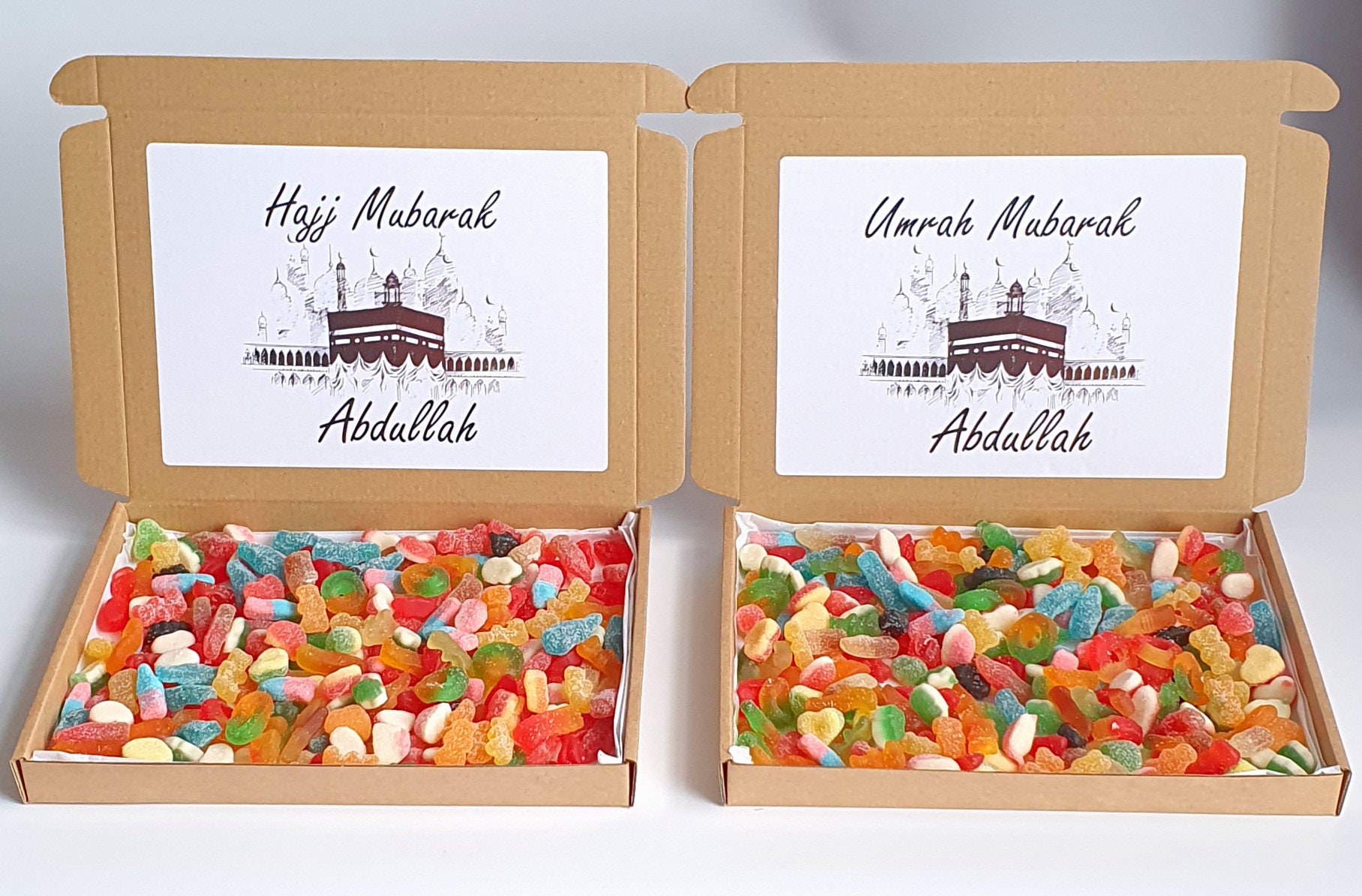 Umrah Mubarak Sweet Box Hajj Mubarak Sweet Box Eid Mubarak - Etsy UK