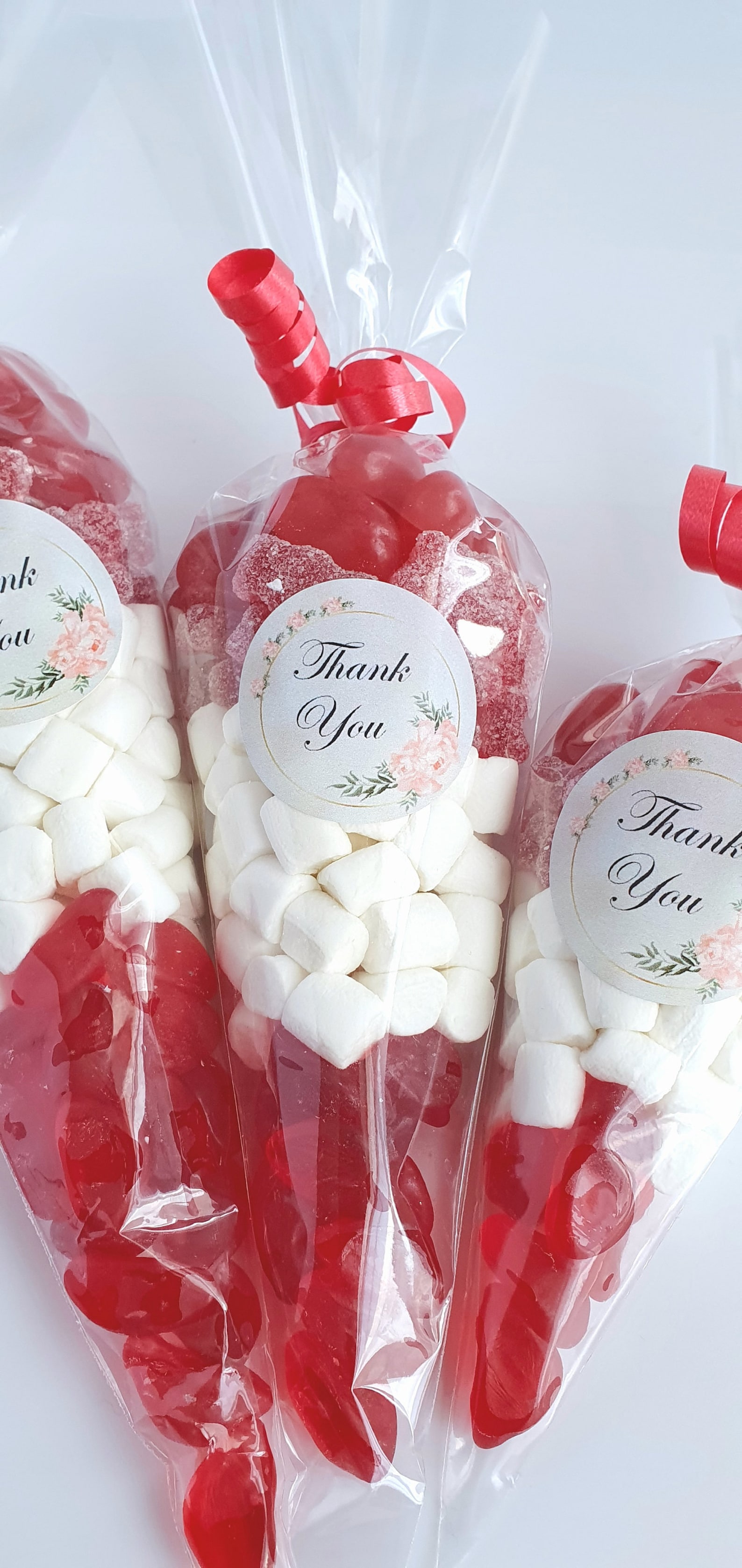 Personalised Pre Filled Halal Red Sweet Cones for Parties, Events and ...