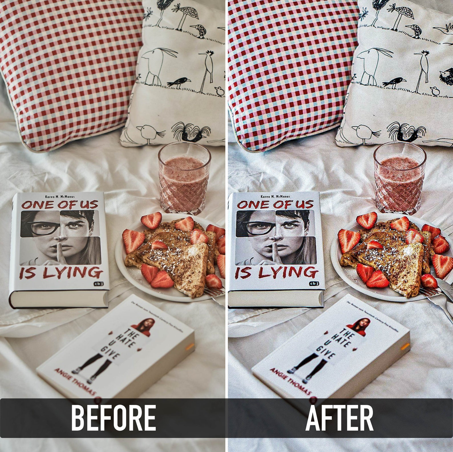 25 BOOKSTAGRAM Preset | Bookstagram Props| Bookstagram Template| Light ...