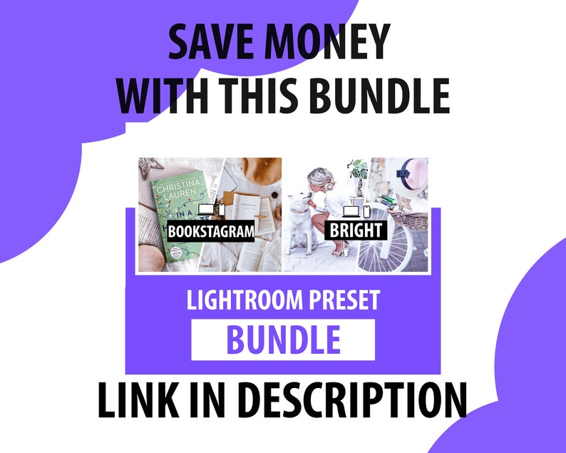 25 BOOKSTAGRAM Preset | Bookstagram Props| Bookstagram Template| Light ...