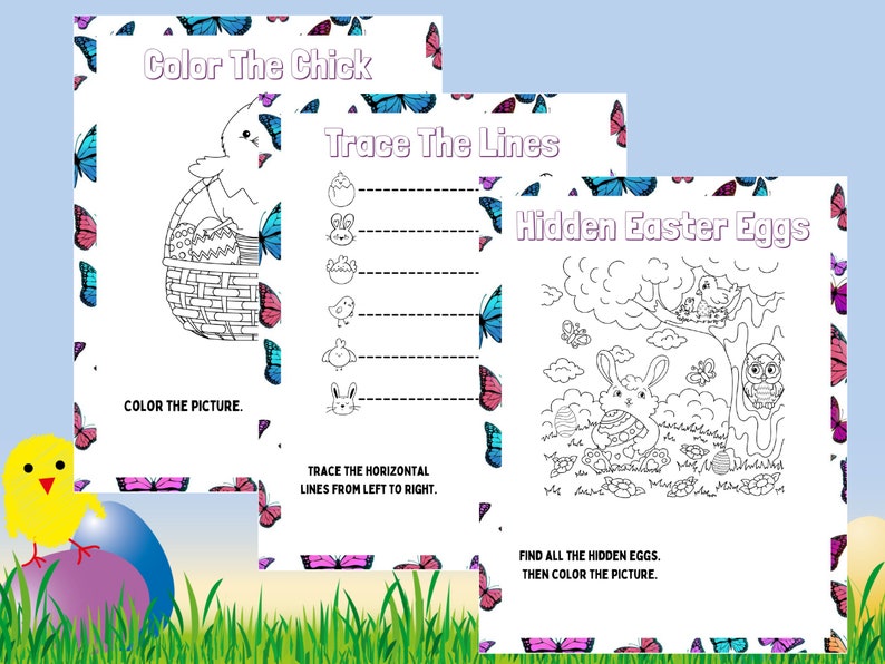 Easter Spring Game Printable Bundle | Printable Easter Spring Games for ...