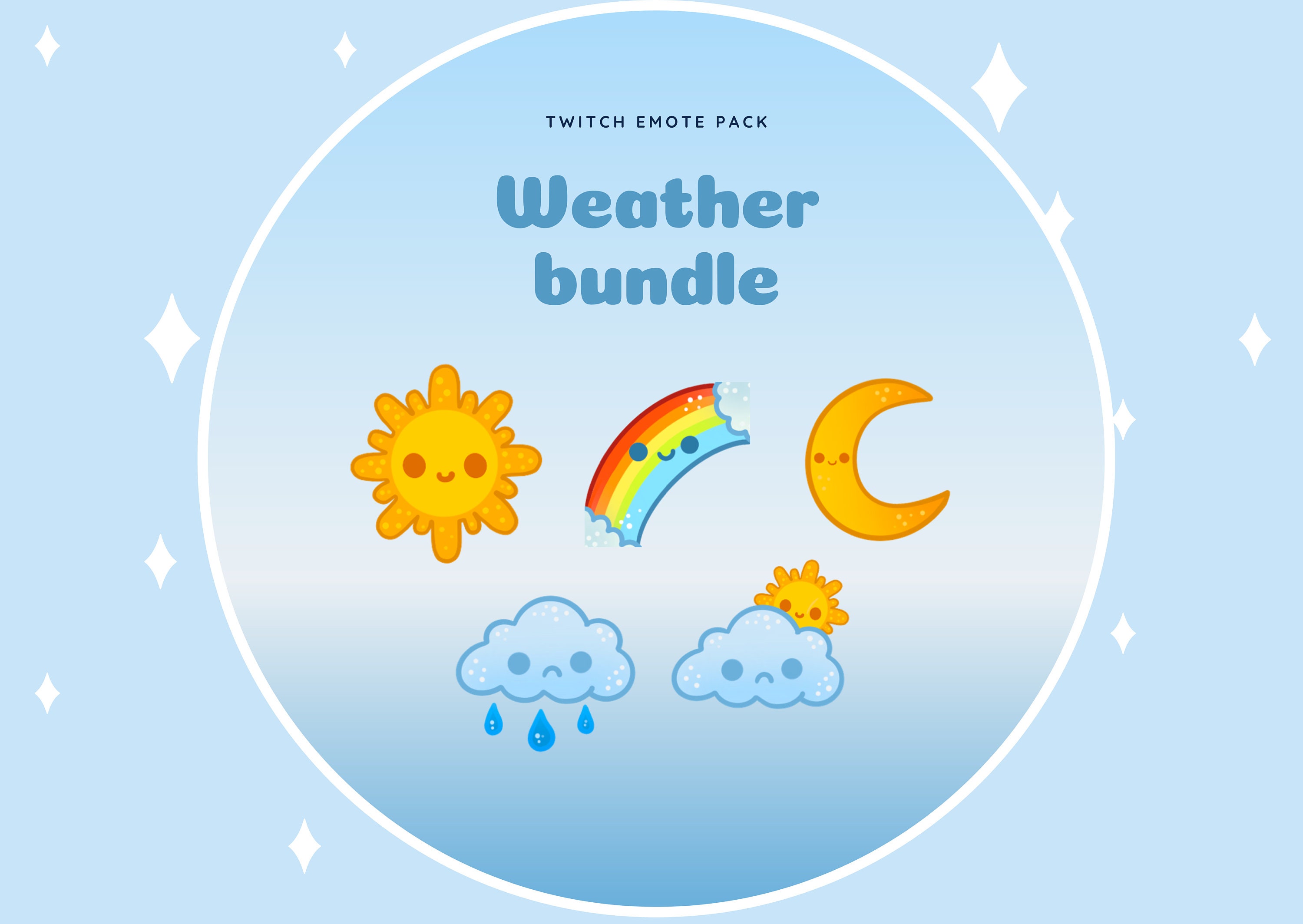 Weather Bundle Twitch Emote Pack - Etsy