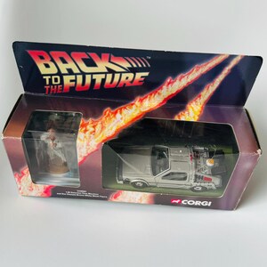 Back to the Future Delorean Time Machine, Model Car, Doc Brown Figure ...