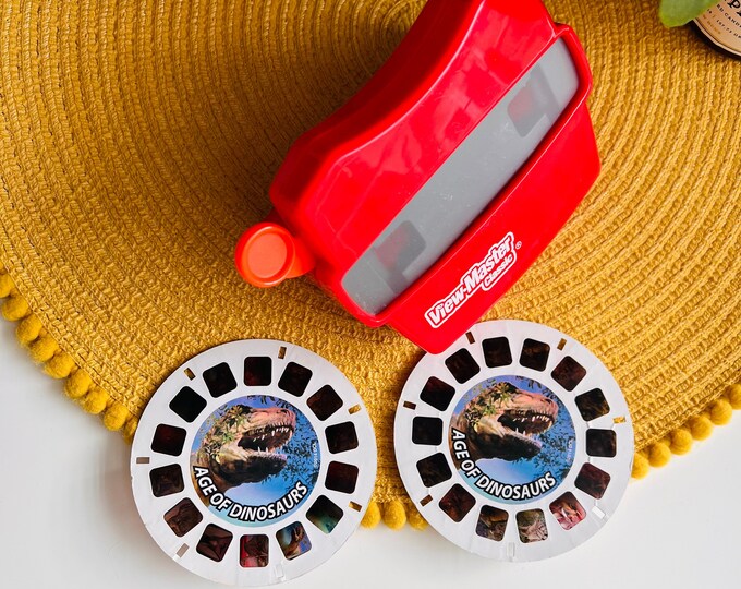 Vintage Dinosaur View Master 3D Viewer, Age of Dinosaurs Fan Lover Kids ...