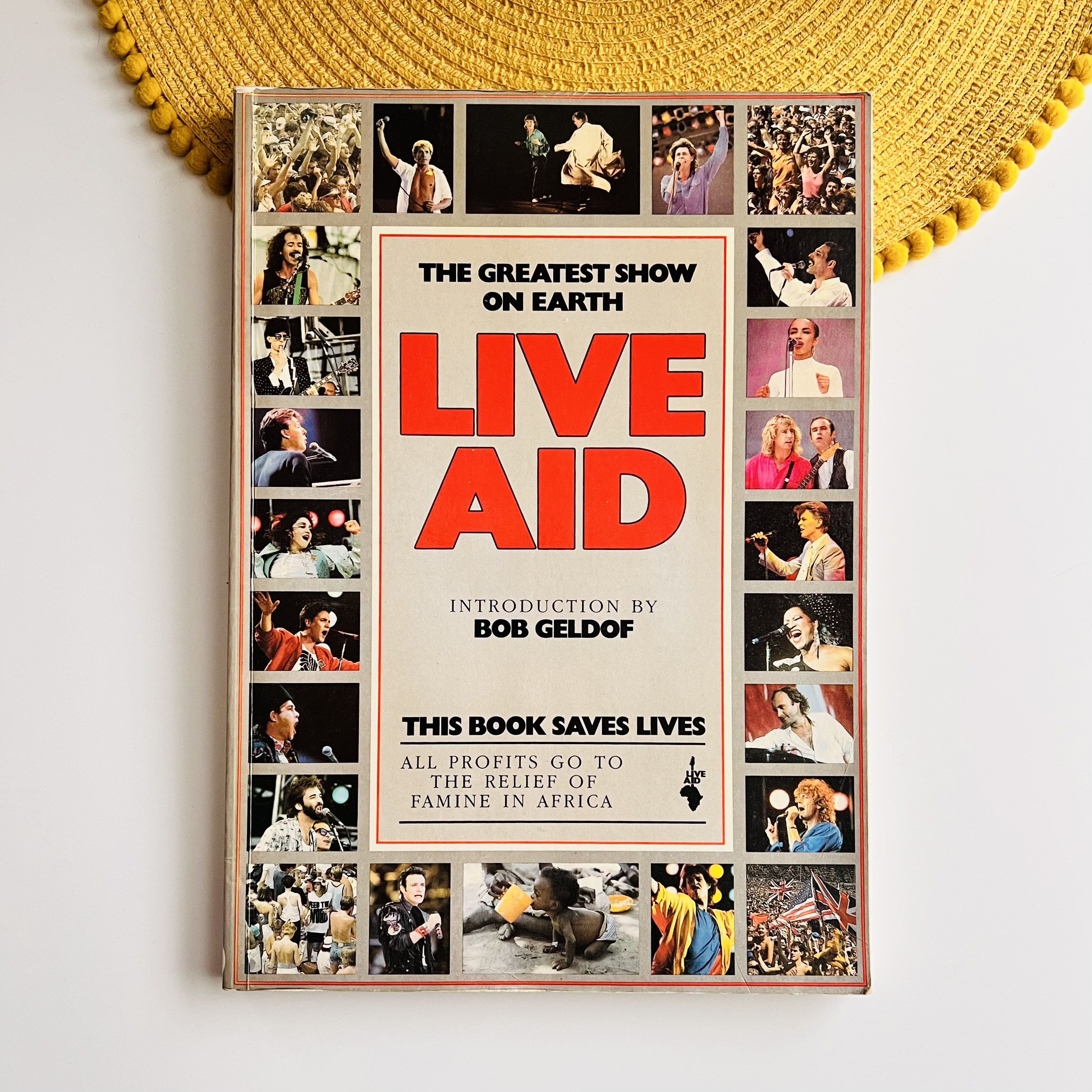 Live Aid 1985 Concert Souvenir Book by Introduced by Bob - Etsy