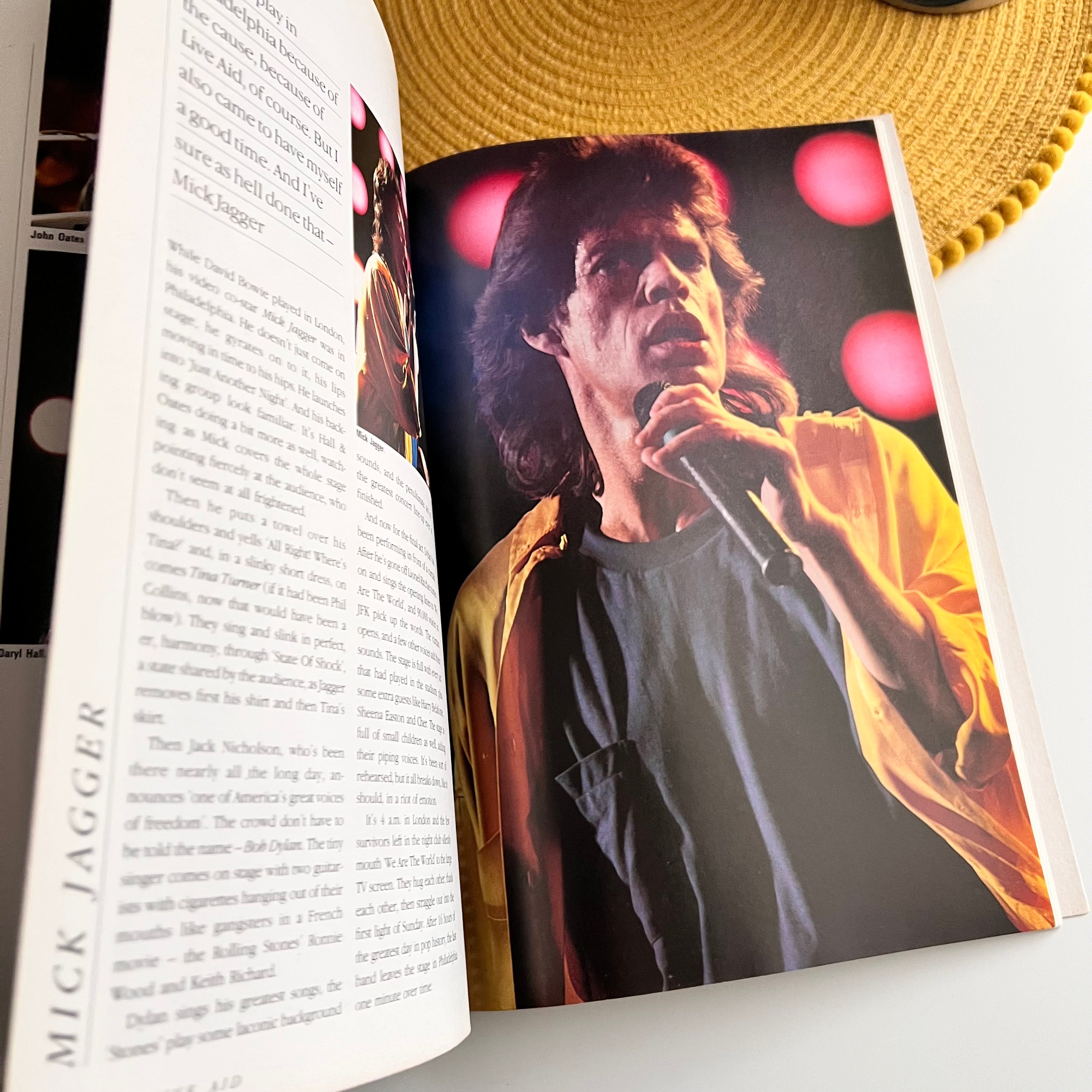 Live Aid 1985 Concert Souvenir Book by Introduced by Bob Geldof, Queen ...