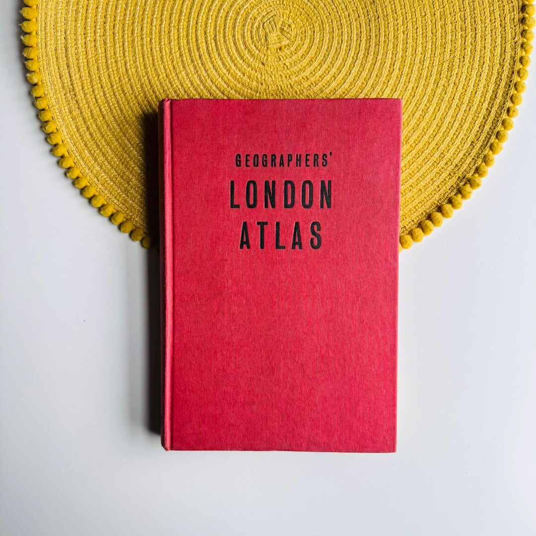 Geographers' London Atlas, London Map, Vintage Map Book, Old Maps Lover ...