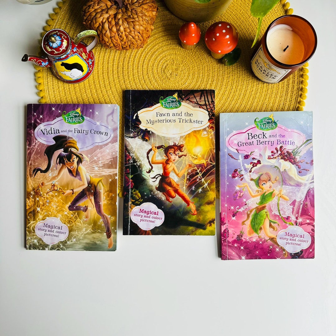 Vintage Disney Fairies Books, Vidia and the Fairy Crown, Fawn and the ...