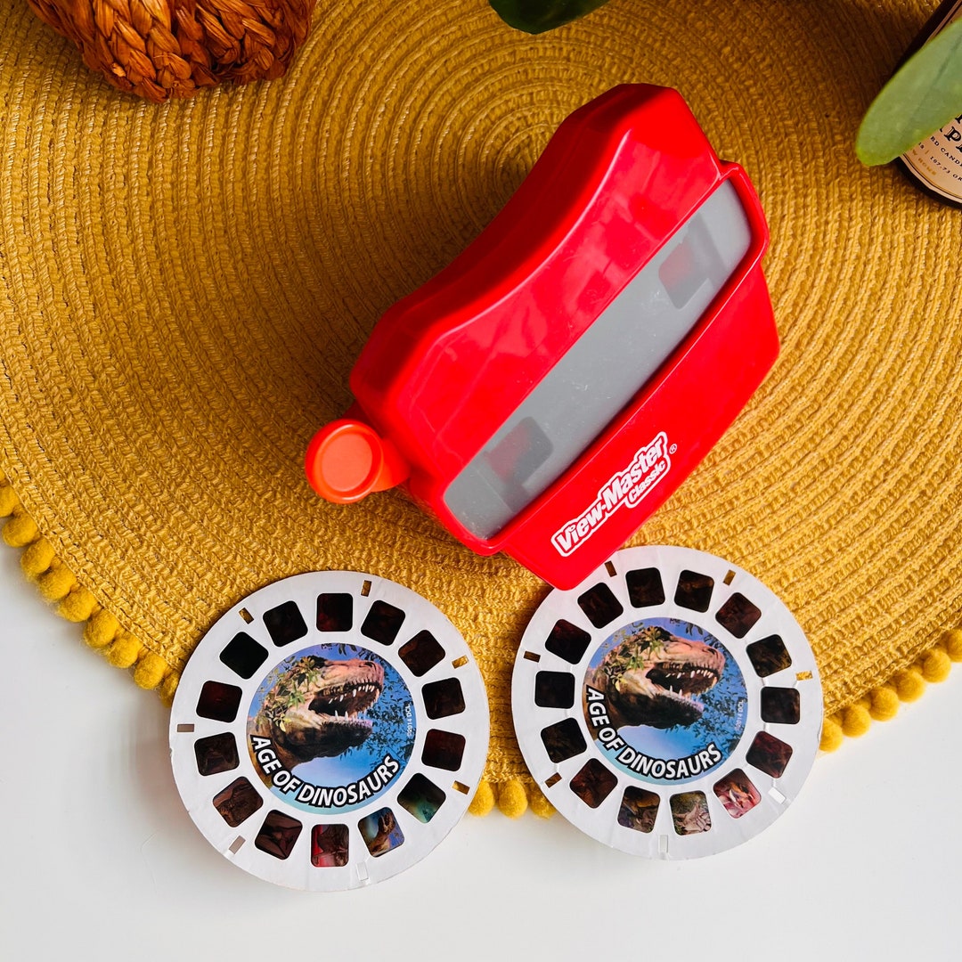 Vintage Dinosaur View Master 3D Viewer, Age of Dinosaurs Fan Lover Kids ...